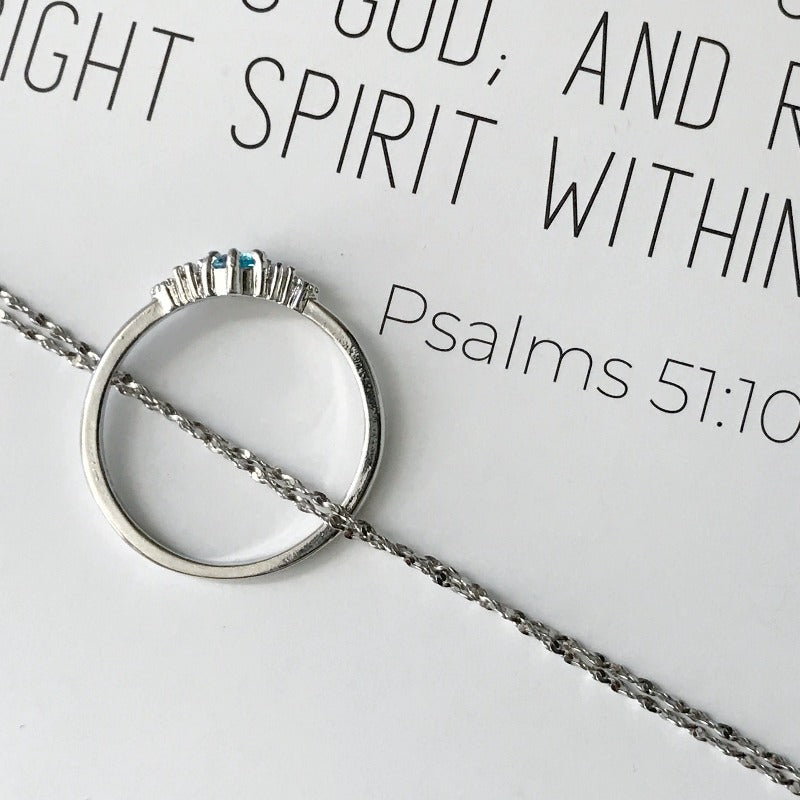 Dainty Light Blue Crystal Ring Purity Kit – The Pure Virtue